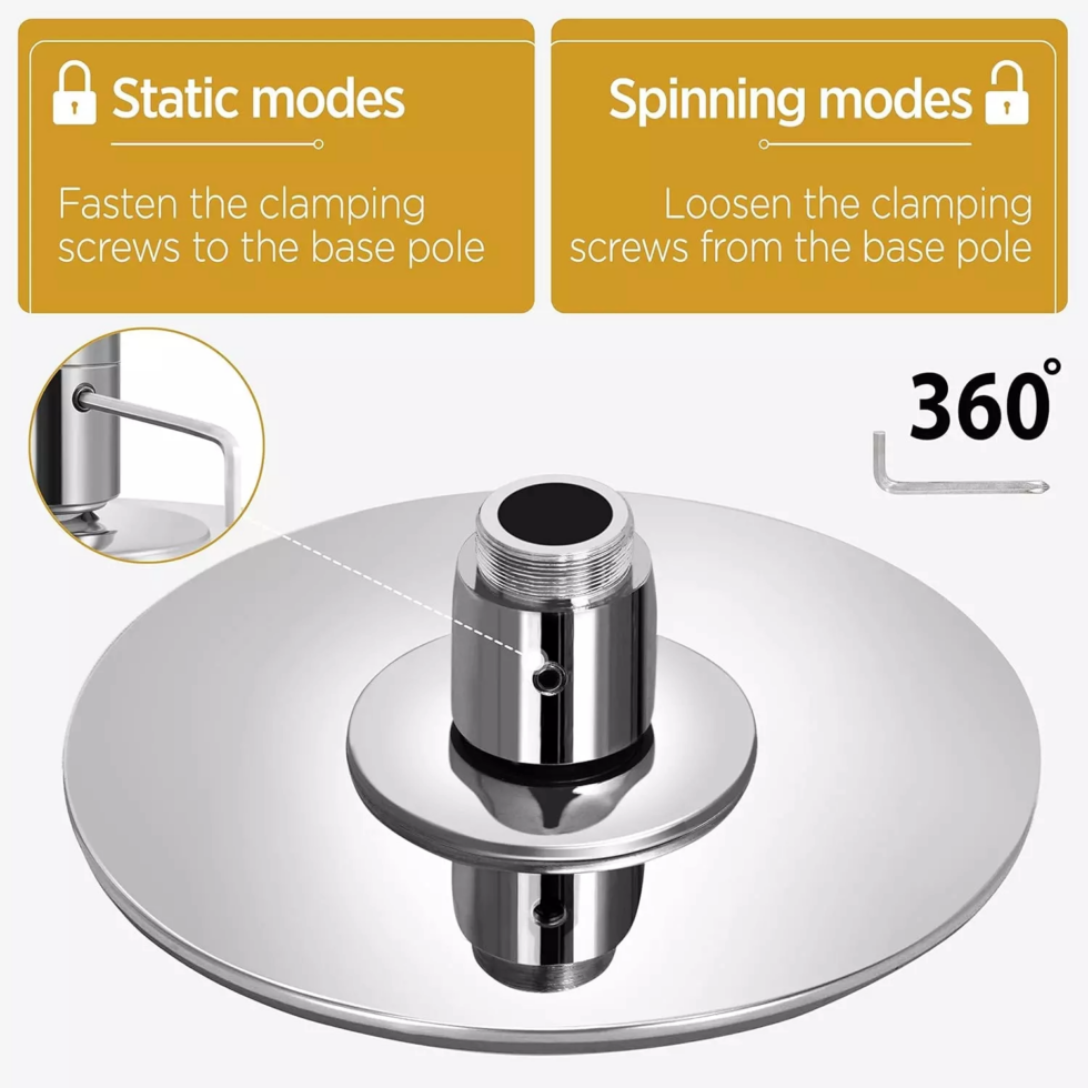 Chrome Portable Removable Dance Pole Home Kit | Video Lessons | Pole ...