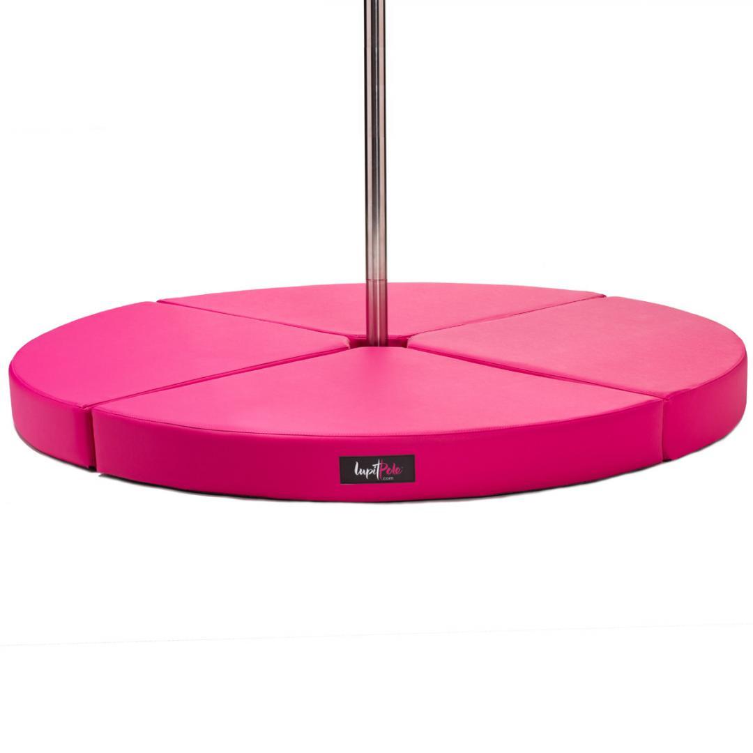Lupit Premium Pink Round Pole Dance Crash Mat | Pole Fitness Dancing Shop